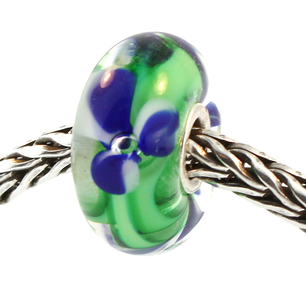 Trollbeads 61190 Blue Flower – Doranella Store
